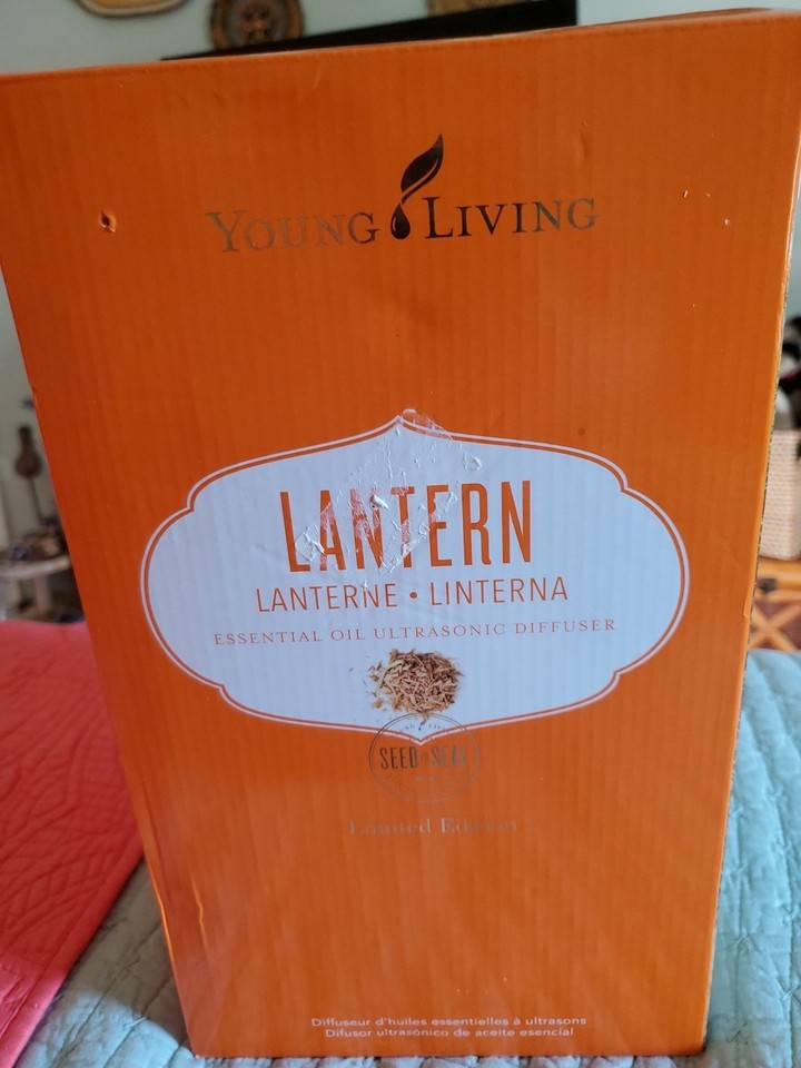 Young Living Essential Oils Lantern Diffuser NOB Charcoal Gray Limited ...