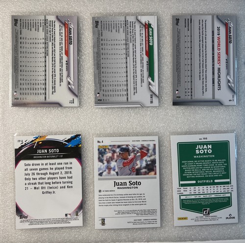 12 Juan Soto Baseball Card Lot +3 Xtra Cards Nationals Mets Inserts ...