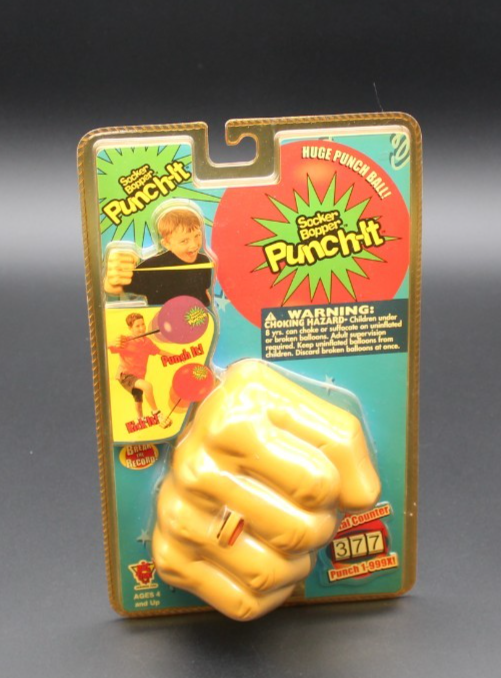 Vtg Rare 2003 NIB Socker Bopper ~ Punch-It Huge Punch Ball w/ Digital ...