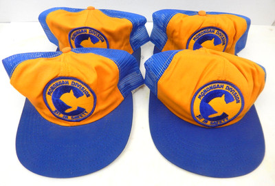 Set Of 4 Vintage Chessie System Monogah Division Train Worker Caps Hats ...