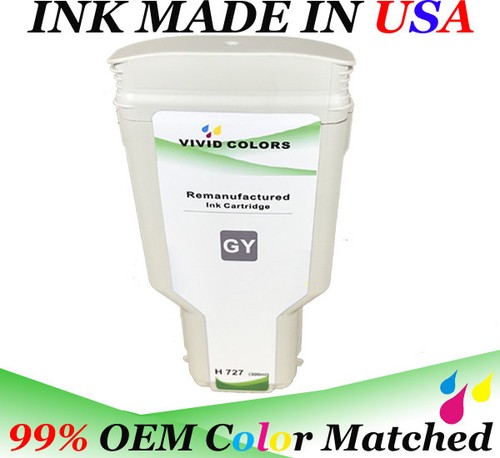 Remanufactured Gray F9J80A HP727 Ink Cartridge for T2530 Printer 300ML ...