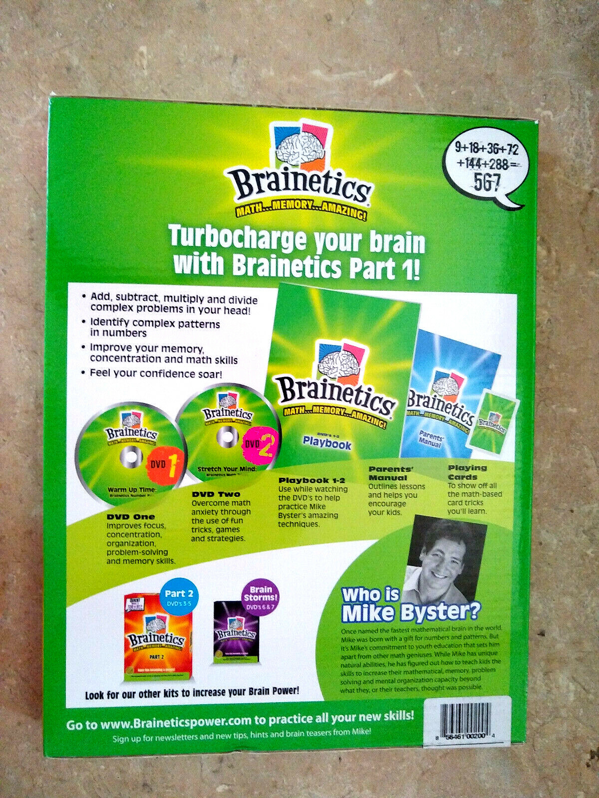 Brainetics Math Memory Part 1 Mike Byster Complete for sale online | eBay