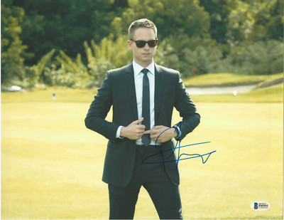 PATRICK J ADAMS SIGNED 11X14 PHOTO SUITS BECKETT BAS AUTOGRAPH AUTO A ...