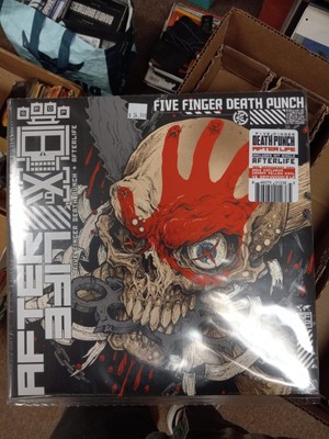 Five Finger Death Punch AFTERLIFE Limited FFDP New Yellow Colored Vinyl ...
