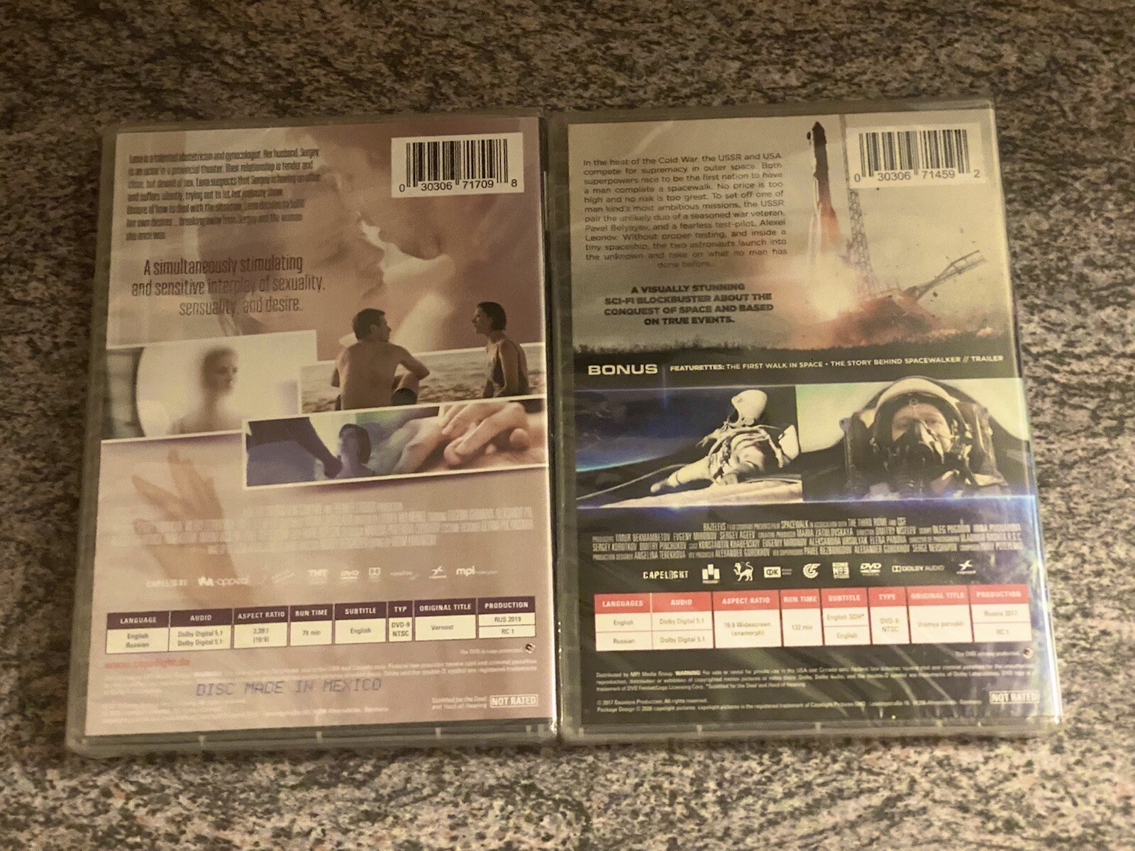 2 Capelight Russian DVD Lot! Infidelity, Spacewalker BRAND NEW ...