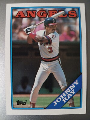 JOHNNY RAY CALIFORNIA ANGELS 1988 TOPPS BASEBALL CARD #115 | eBay