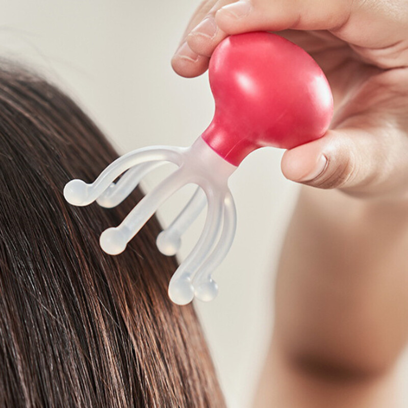 Handheld Stress Pain Relief Head Back Scalp Octopus Massager Massage ...