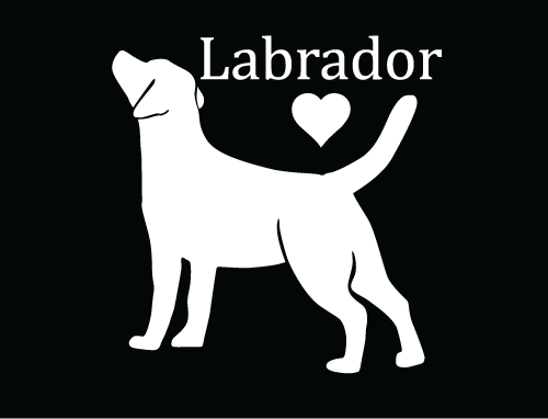 Labrador Love Car Window Decal | eBay