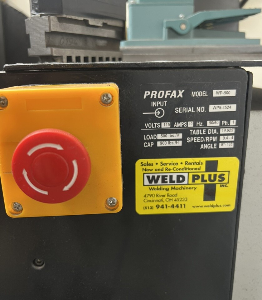 Profax WP-500 500lb. Welding Positioner | eBay