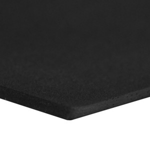 Closed Cell Neoprene Sponge Rubber Foam Sheet 1/2" x 24" x 24" (Black ...