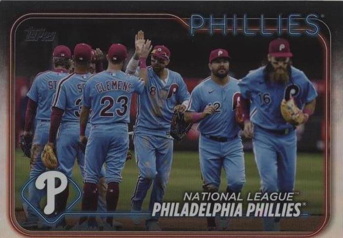2024 Topps Series 1 - Philadelphia Phillies #126 Rainbow Foil for sale ...