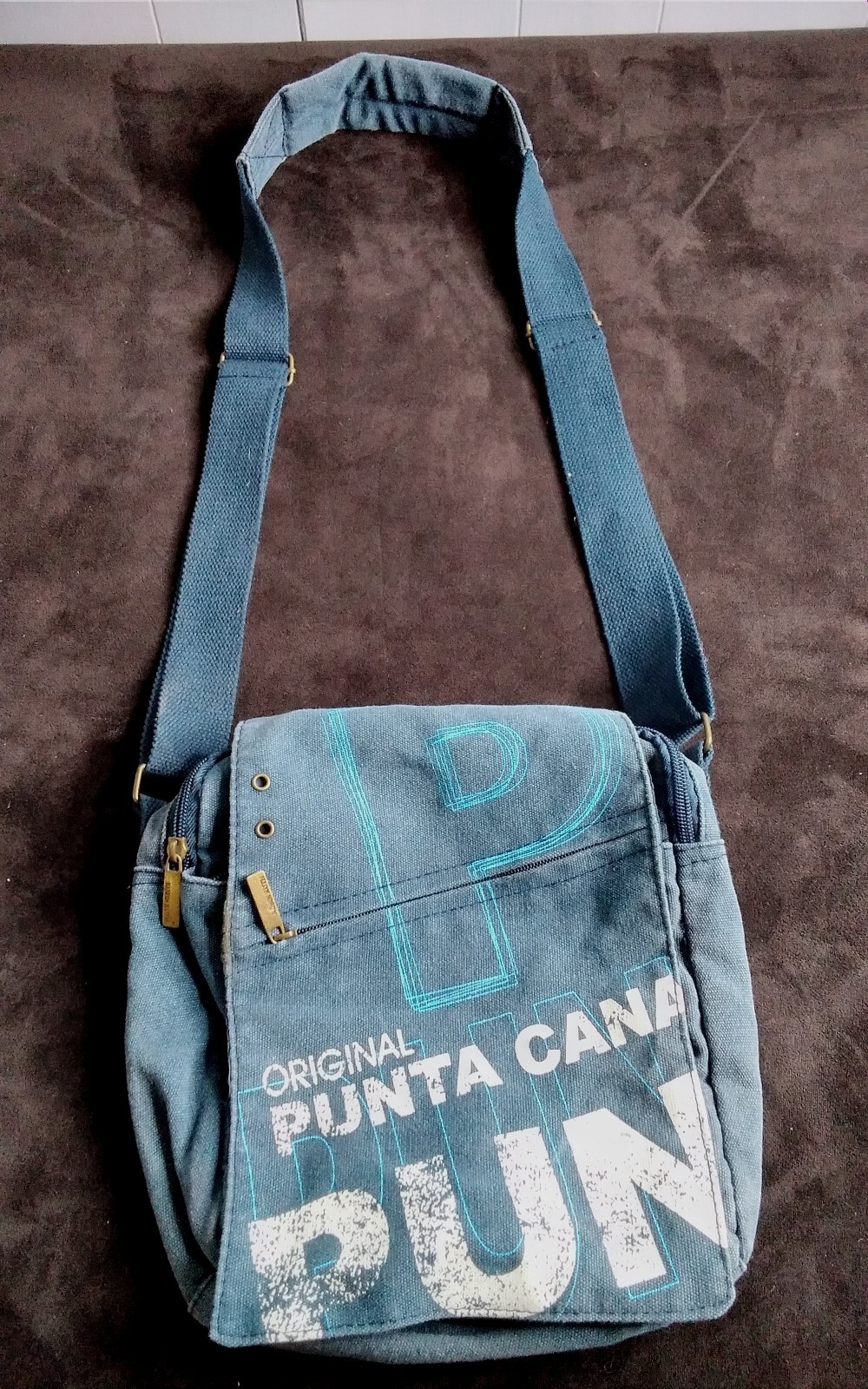 Robin Ruth Original Punta Cana Messenger Canvas Cross… - Gem