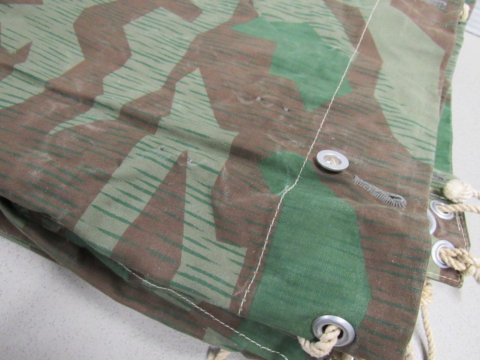WW2 Swiss Splinter Camo Zeltbahn Shelter Half German Wehrmacht Pattern ...
