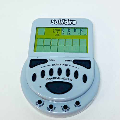 Mega Screen Solitaire Handheld Electronic Game Tested Works ...