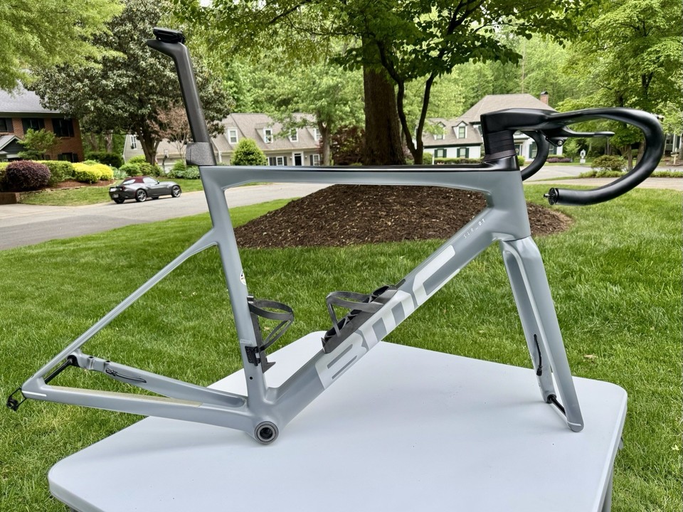 54cm BMC Teammachine SLR01 Frame Set / Rolling Chassis excellent ...