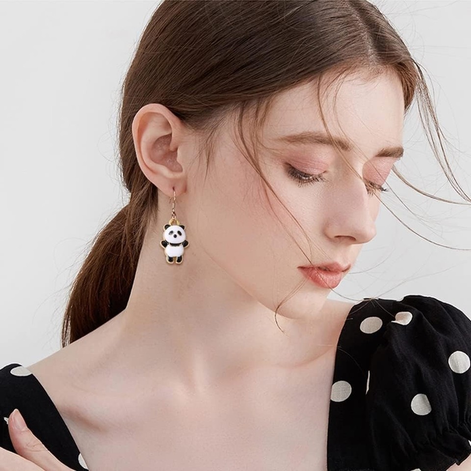 20 Pcs Panda Shape 3D Animal Charms Alloy DIY Charms DIY Crafts | eBay ...