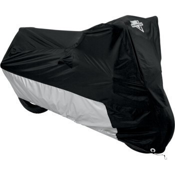 Nelson Rigg Deluxe All-Season Motorcycle Cover Large Black/Silver | eBay