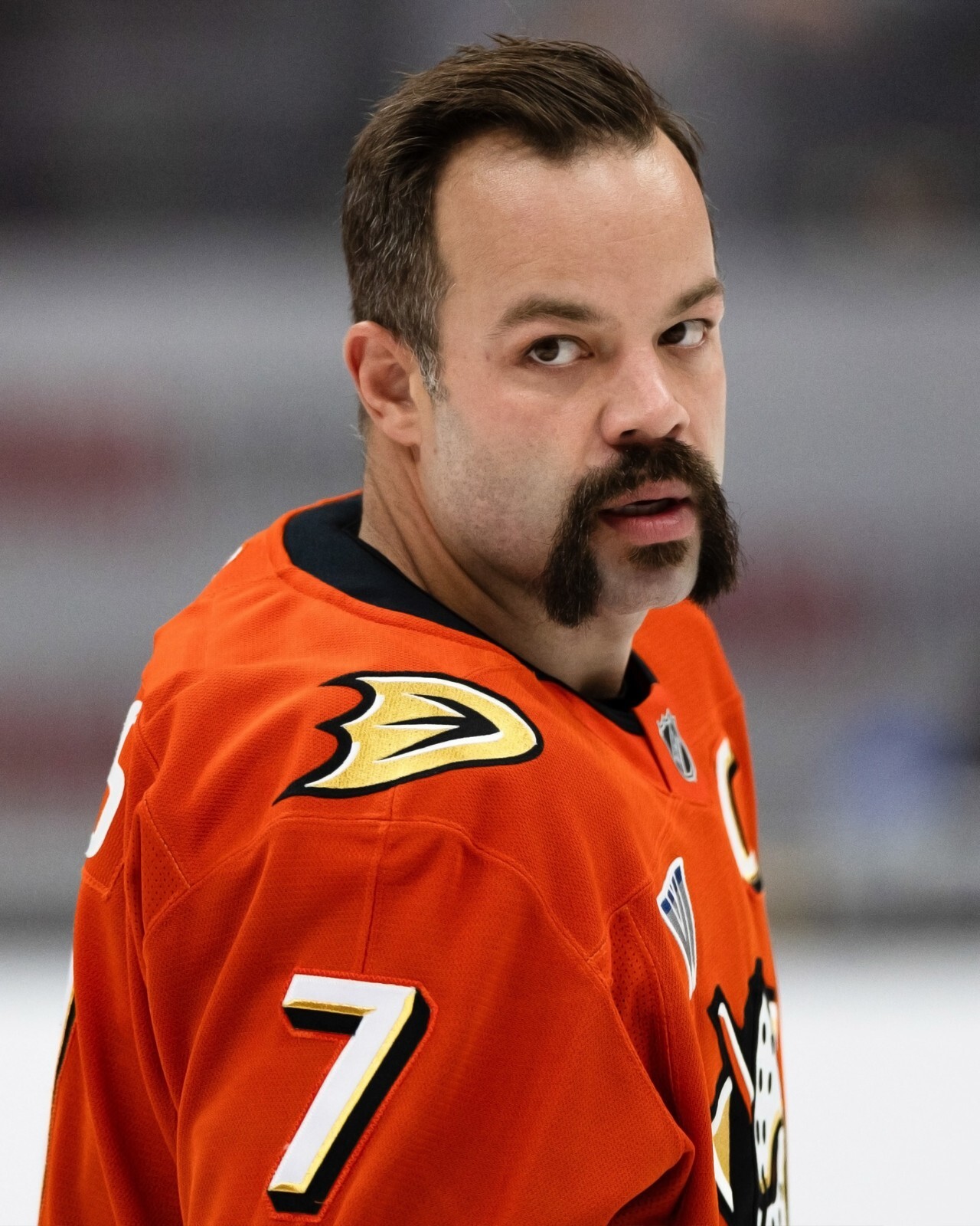Radko Gudas 2024 Mustache Portrait Anaheim Ducks 8x10 NHL Hockey Photo ...