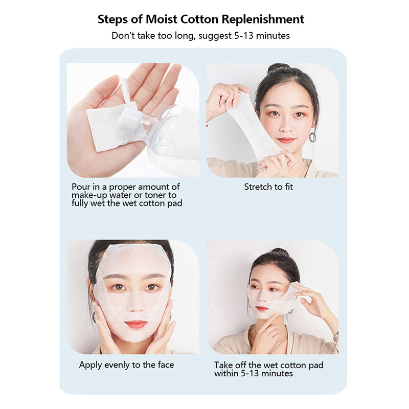 50/240Pcs Mummy Gauze for Face Makeup Cotton Pads Disposable Cosmetic ...