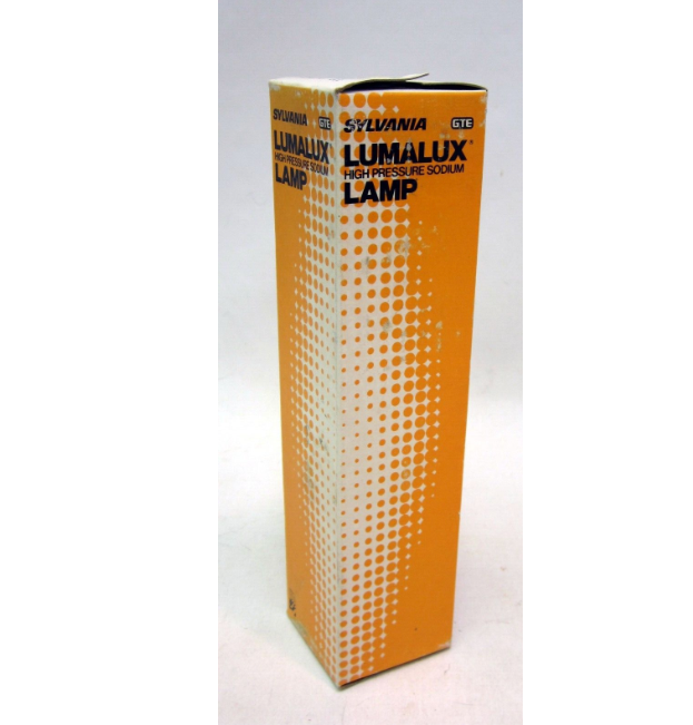 VINTAGE NEW SODIUM HIGH PRESSURE LIGHT BULB LU250 GTE SYLVANIA LUMALUX ...