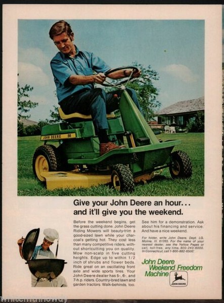 John Deere 56 Riding Mower for sale online | eBay