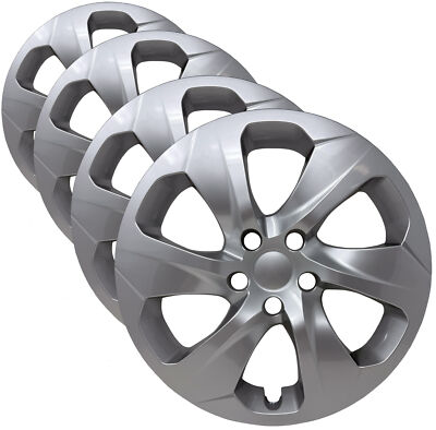 New Set Hubcaps for Toyota Rav4 2019-2024 - Premium Replica Silver 17 ...