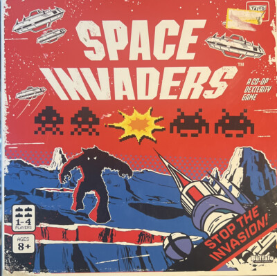 Space Invaders Buffalo Games Cooperative Dexterity Board Game 1-4 multiplayer | eBay