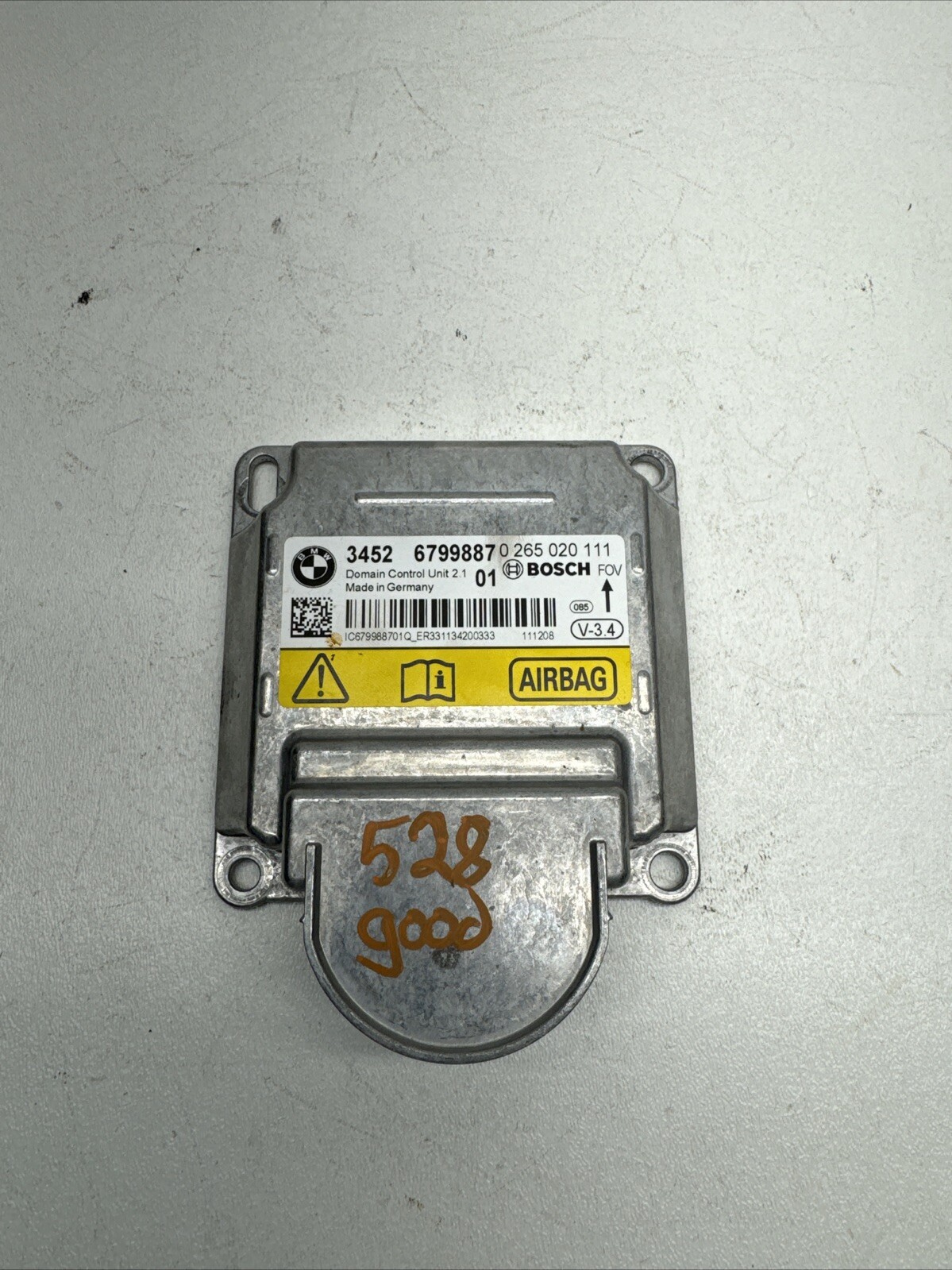 11-16 BMW 528i 535i F10 ICM Control Module ECU Integrated Chassis ...