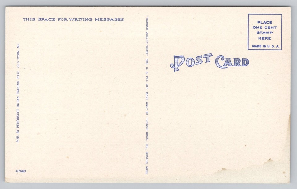 Penobscot Indians Canoes Princess Wattawassa Chief Poolaw Old Town ME ...