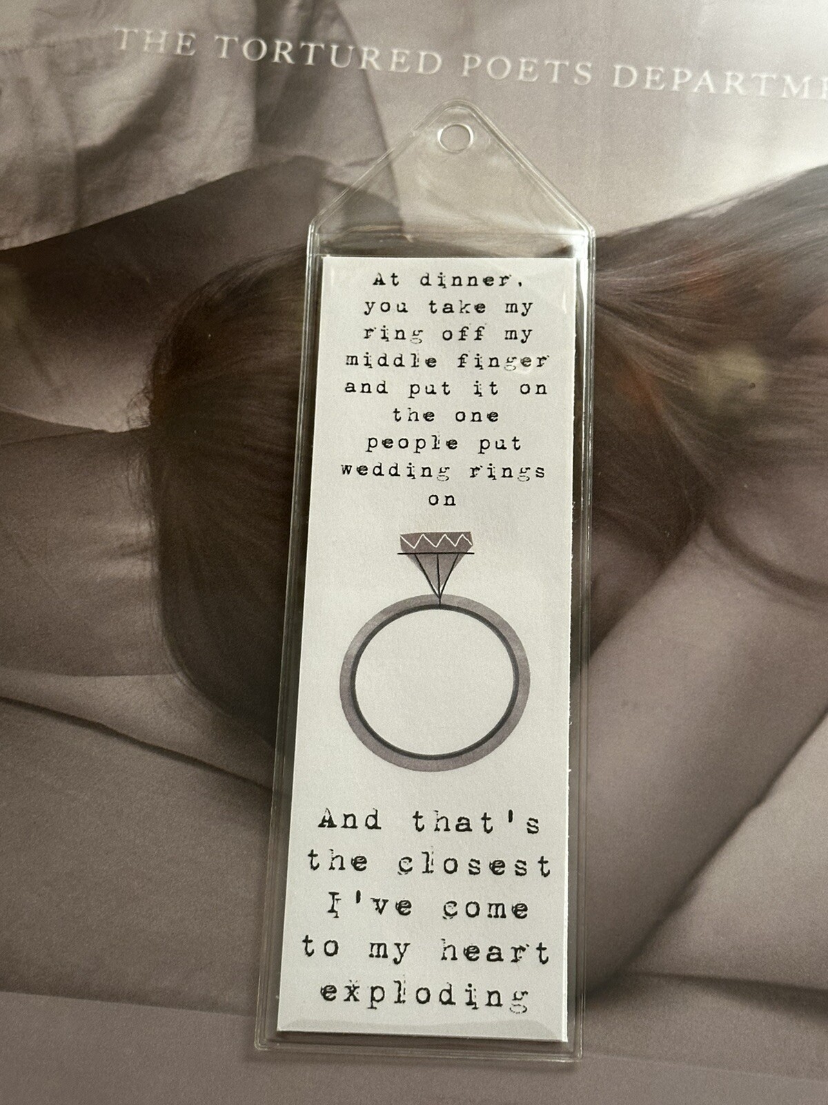 Taylor Swift Bookmarks Set of 4 The Tortured | Grelly USA