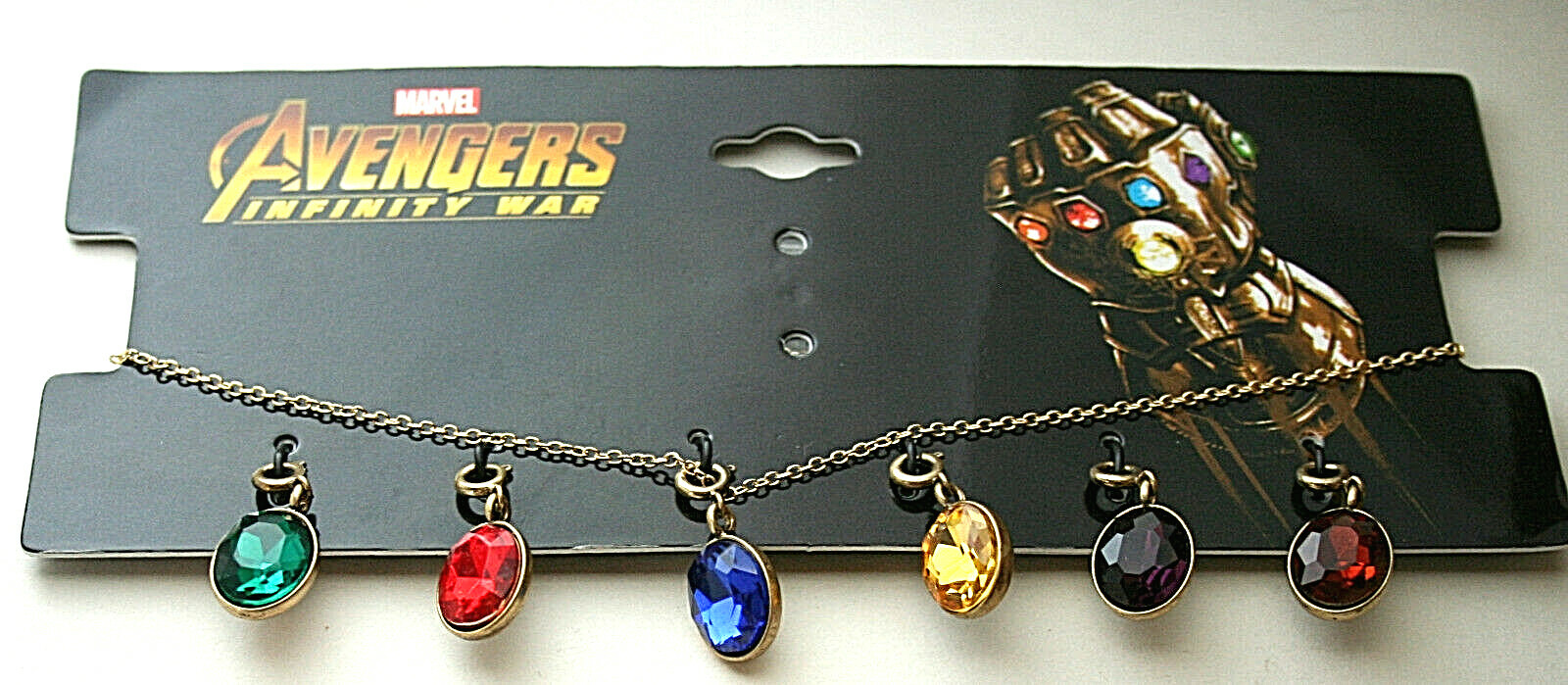 Marvel Comics Avengers Infinity War Thanos Stone Pendant Necklace New ...