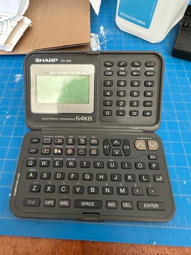 Vintage Sharp YO-310 Electronic Organizer 64KB Memory | eBay