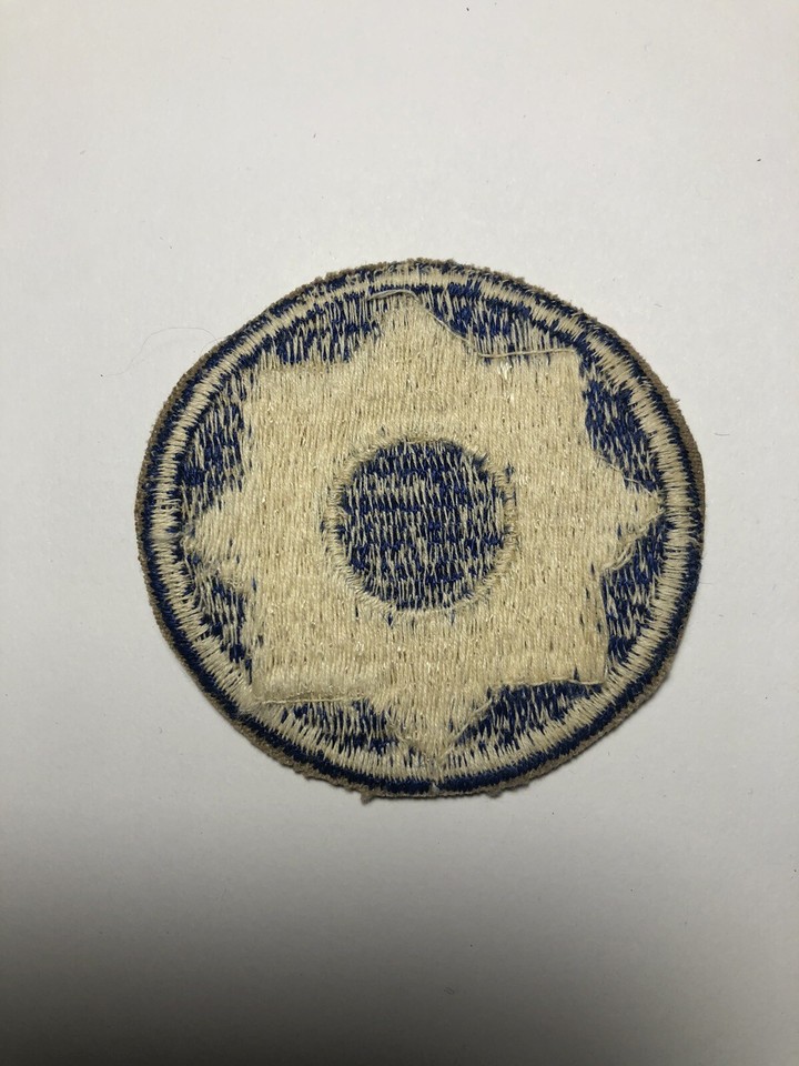 Authentic WW II 8th Service Command U.S. Army Shoulder Patch | eBay