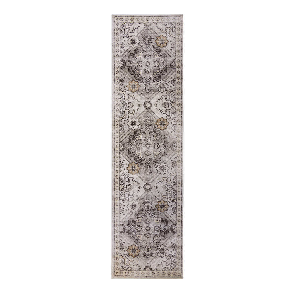 Gertmenian, Tempo Collection Area Rug Neutral Tribal Medallion Pattern ...
