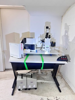 Leica DM IRE2 Laser Scan Confocal Microscope w/ TCS SP 2 Stand ...