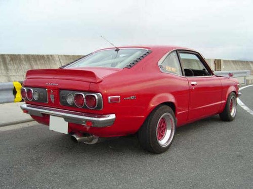 For JDM Mazda RX3 RX-3 808 Coupe flush ducktail wing spoiler style ...