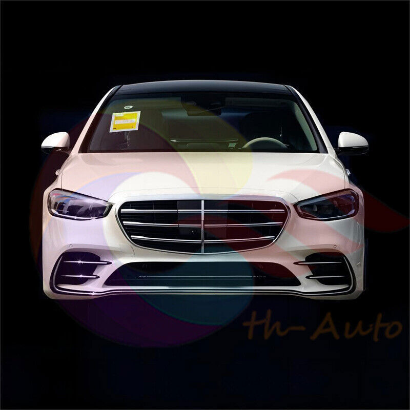 👉 3PCS Chrome Front Bumper Molding Trim For Mercedes W223 S-Class ...