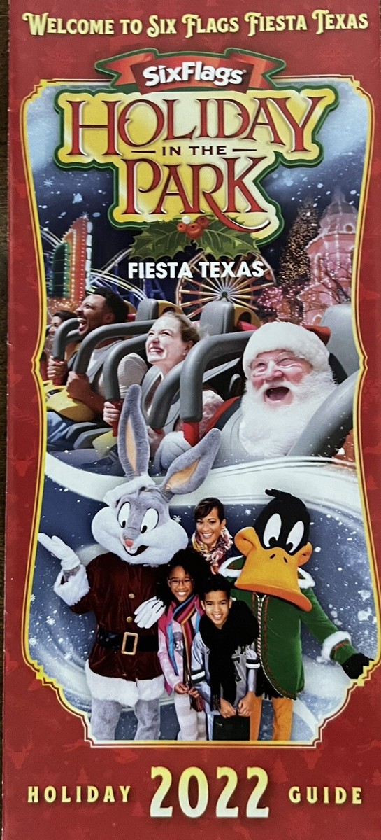 Six Flags Fiesta Texas Map
