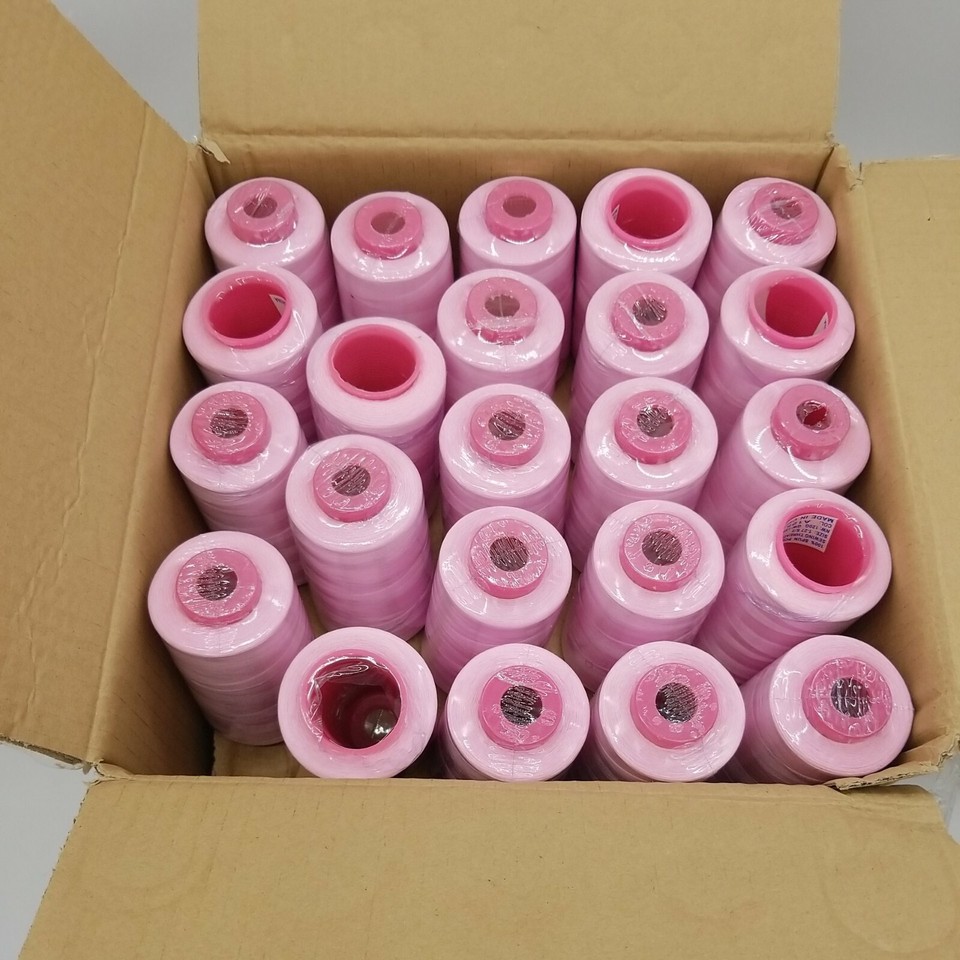 50 Big Spools PINK Multi Purpose High Quality Serger Sewing Threads T27 ...