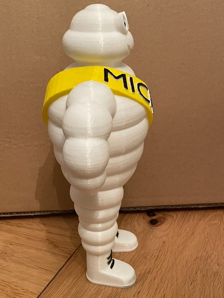 Michelin Man 3D Printed Figure - model figure - vintage - retro ...