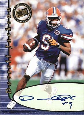 Darrell Jackson autographed Football Card (Florida) 2000 Press Pass ...