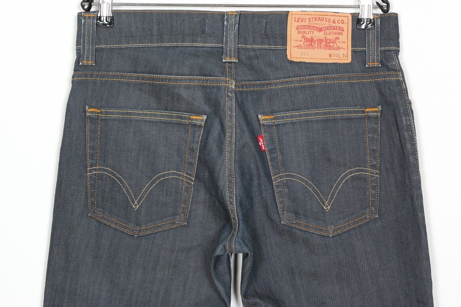 LEVI'S 511 Jean Slim Fit Homme Taille W32 L32 Stretch Zip Fly DZ3834 | eBay