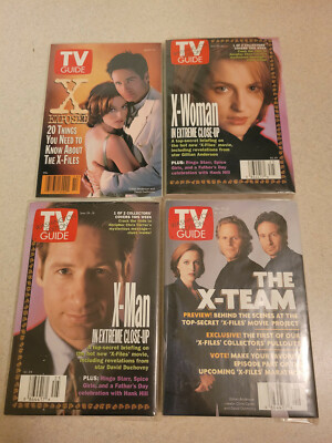 TV GUIDE - Lot Of 8 - X-FILES Covers - Scully & Mulder - Anderson ...