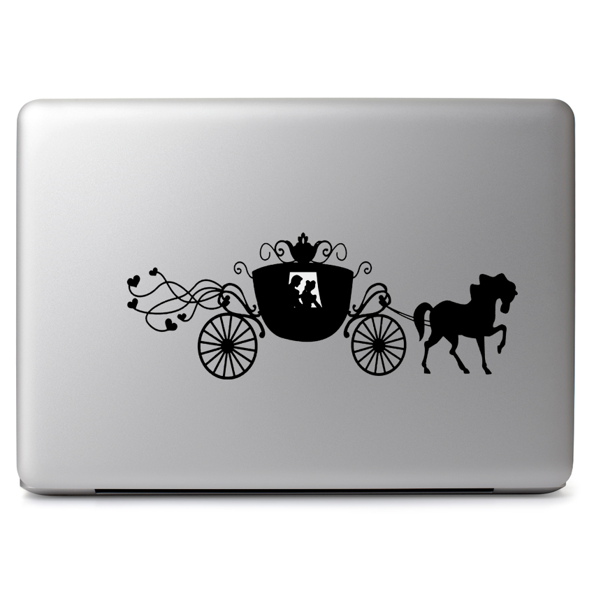 Disney Cinderella Carriage for Macbook Air/Pro Laptop Car Vinyl Decal ...