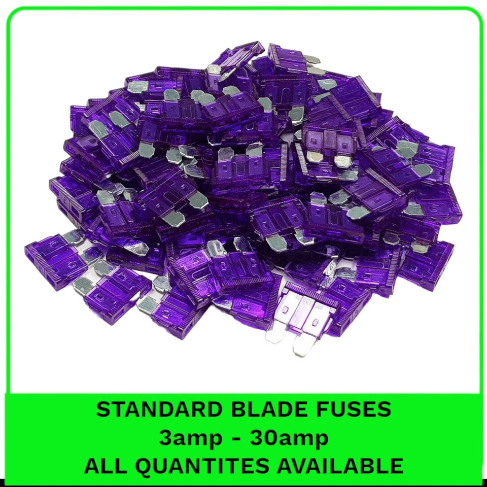 Standard Blade Fuse 3A 5A 7.5A 10A 15A 20A 25A 30A Auto Car Fuses ATM ...