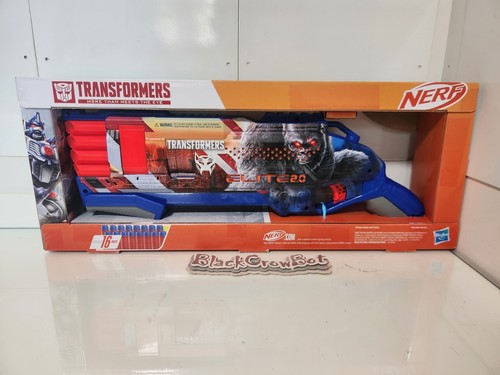 TRANSFORMERS OPTIMUS PRIMAL NERF BLASTER 16 Darts HASBRO *BRAND NEW* IN ...