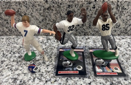1989 Starting Lineup Football Lot John Elway, Marcus Allen, Tim Brown ...