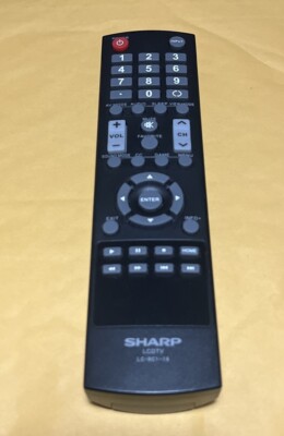 Original Sharp LC-RC1-14 Remote Control for Sharp LCD/ LED TVs (Sub LC ...