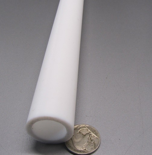 PTFE Teflon Straight Tube 1.0" OD x 3/4" ID x 1/8" Wall x 6 Foot Length ...