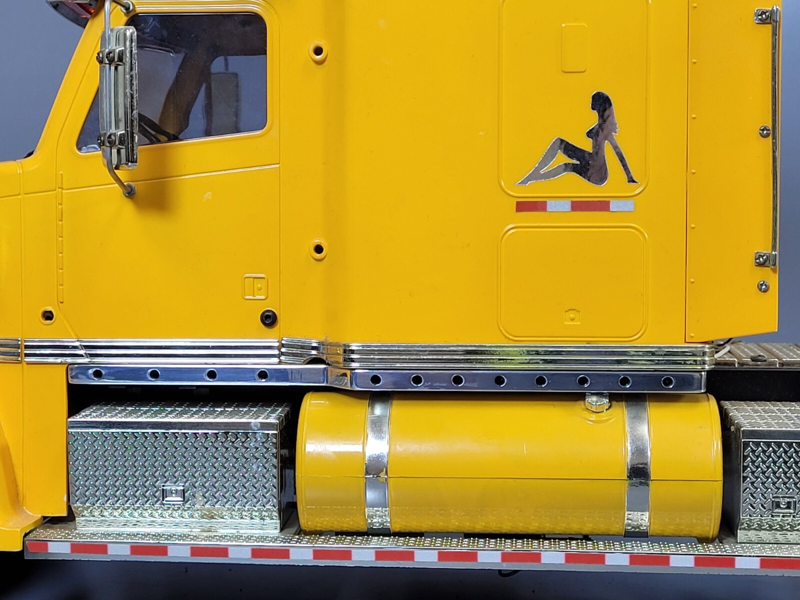 Pair Aluminum Rear Under Sleeper Bar Bracket Mount Tamiya R/C 1/14 ...